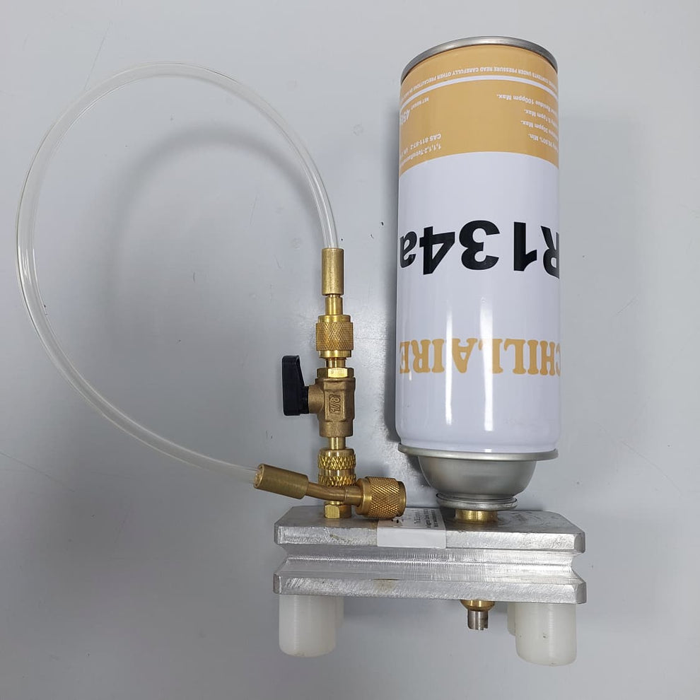 Gas Can Stand with Charging Line – The DE Engineers